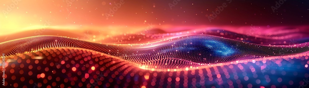 Dotted Line Border A simple dotted line border around the edges, with a ...