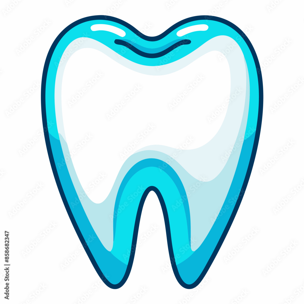 Tooth clipart cartoon Illustration drawing Stock Vector | Adobe Stock