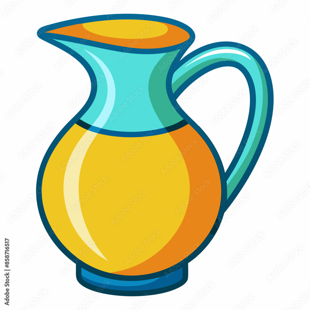 Jug clipart cartoon Illustration drawing Stock Vector | Adobe Stock