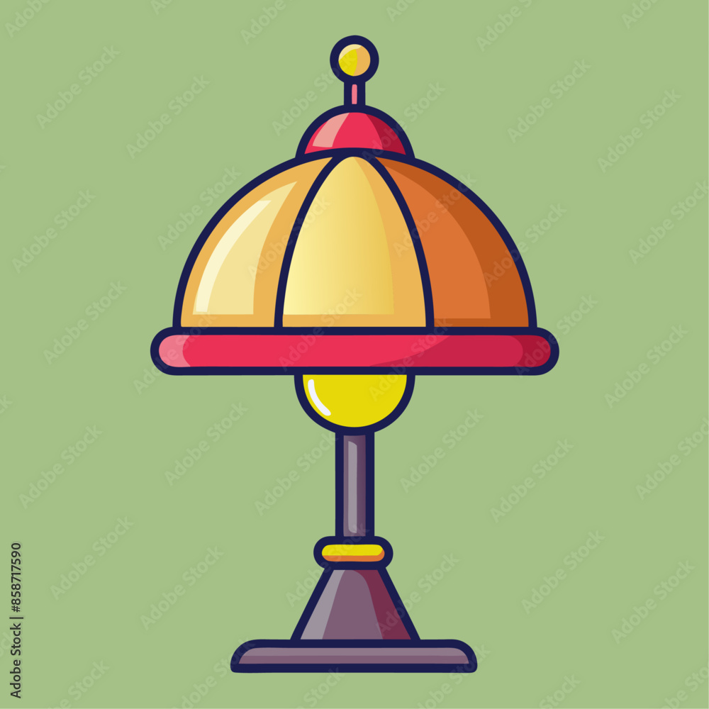 Lamp clipart cartoon Illustration drawing Stock Vector | Adobe Stock