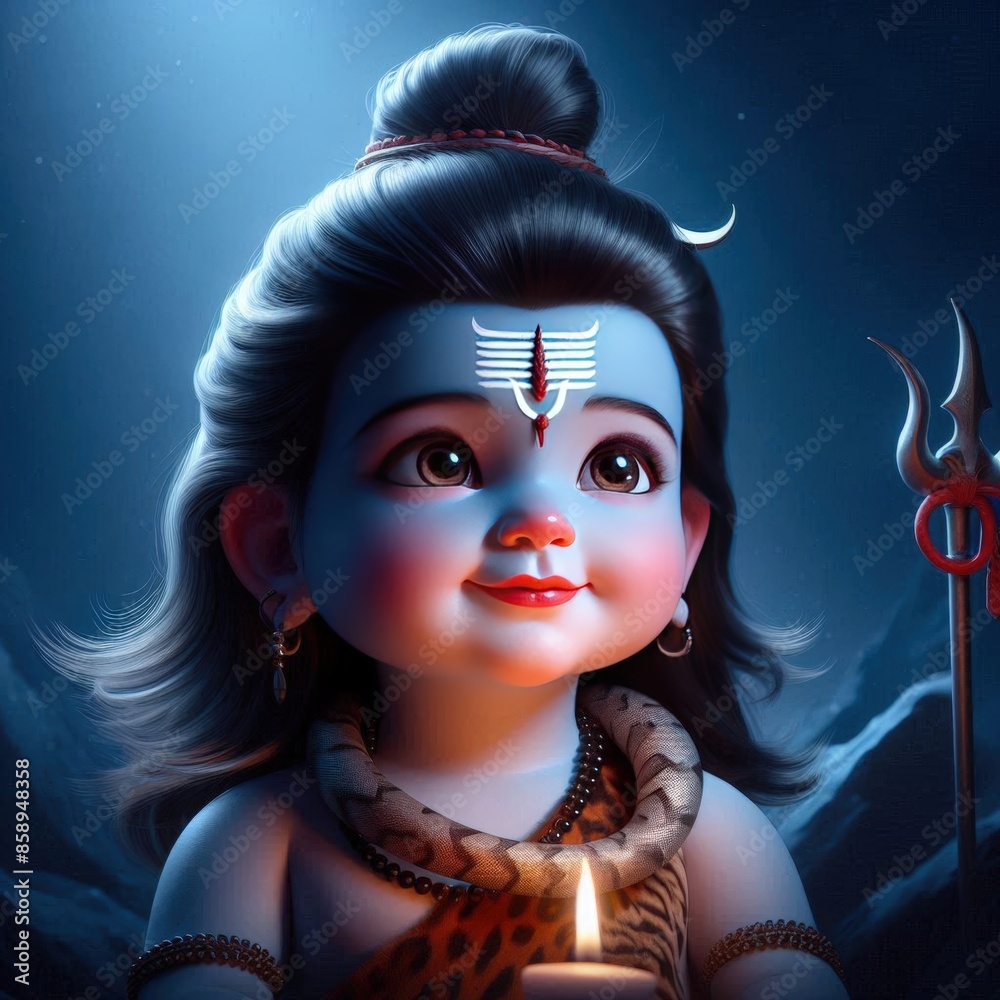 Maha Shivratri, a Hindu festival celebrated of Shiva Lord, Baby Shiva ...