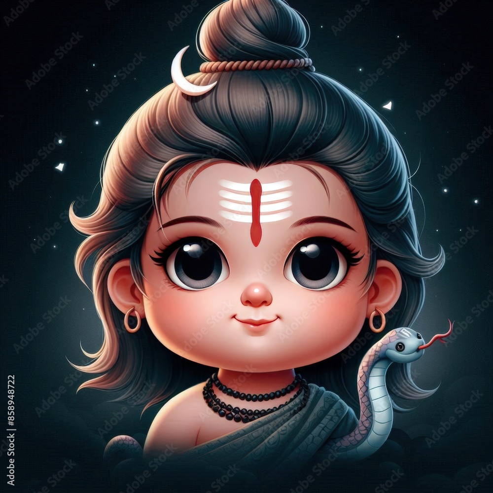 Maha Shivratri, a Hindu festival celebrated of Shiva Lord, Baby Shiva ...
