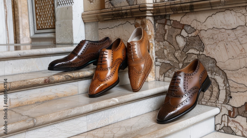 Foto de Stock Make a statement with your footwear, stepping out in ...
