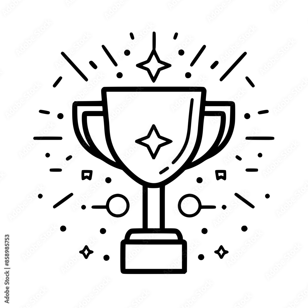 Стоковое векторное изображение «Trophy icon, Trophy PNG Bundle, Trophy ...