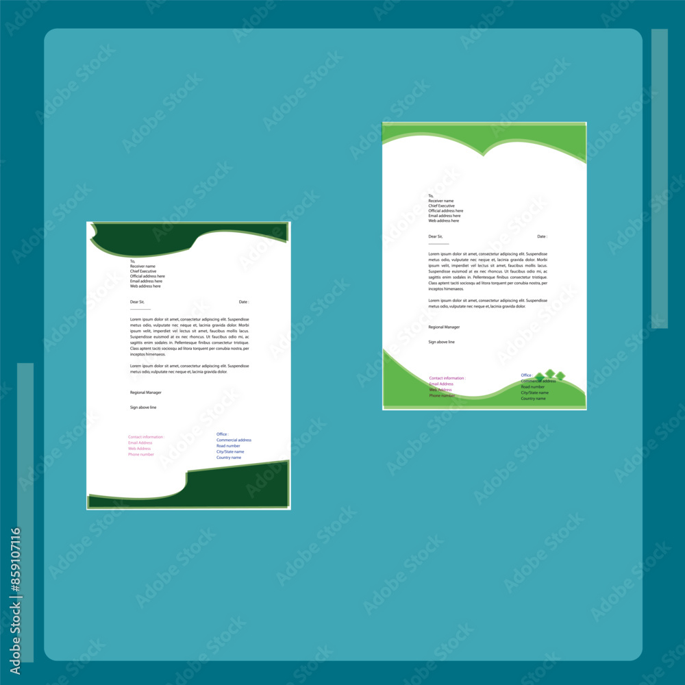 Letterhead Design Business Letterhead, Corporate Letterhead, This ...