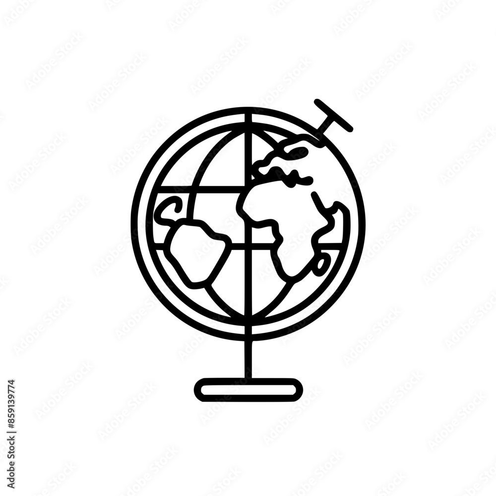 Стоковое векторное изображение «globe icon, globe svg, travel svg ...