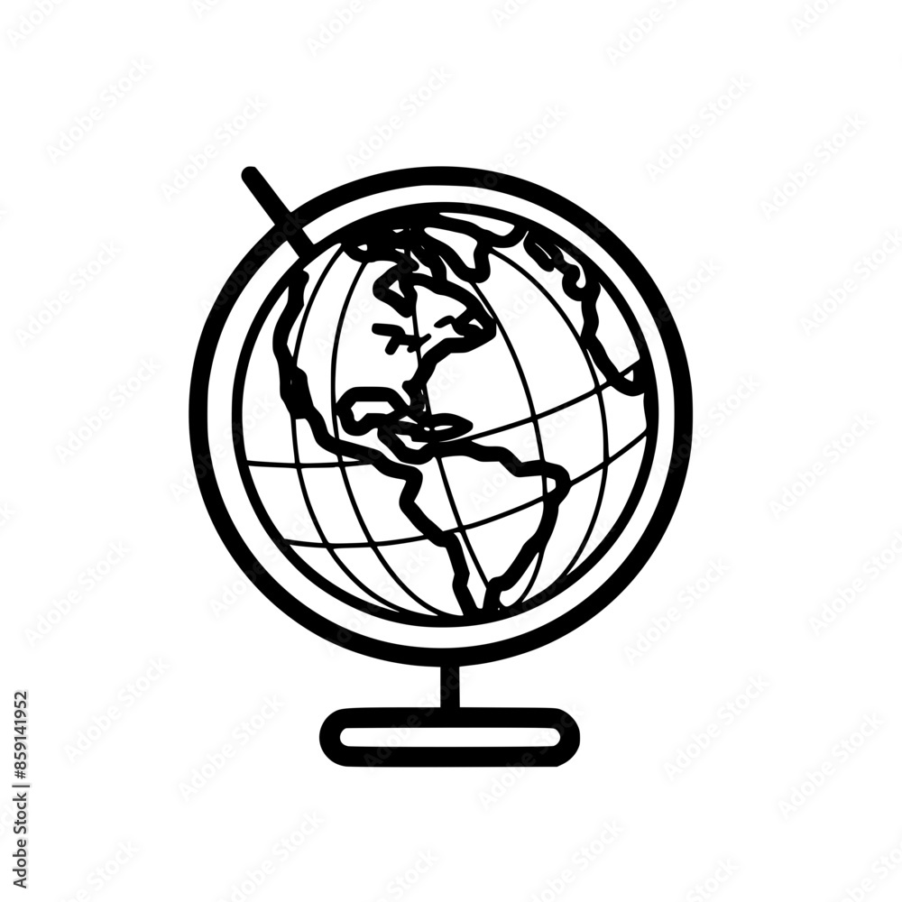 Vector de Stock globe icon, globe svg, travel svg, adventure svg file ...