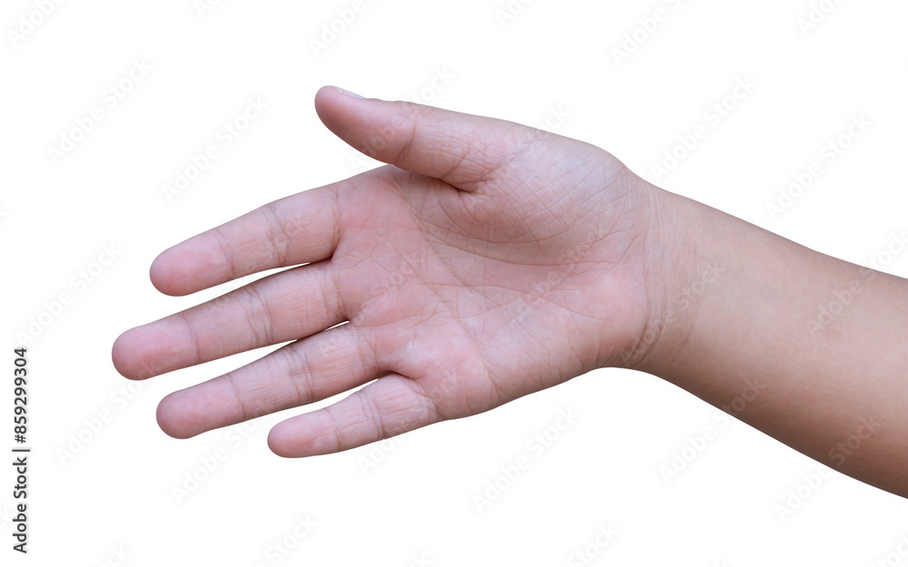 Child's hand gesture isolated on transparent background. PNG File Stock ...