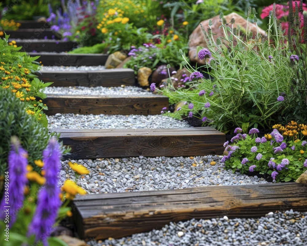 Discover how to design a garden path using durable materials and ...