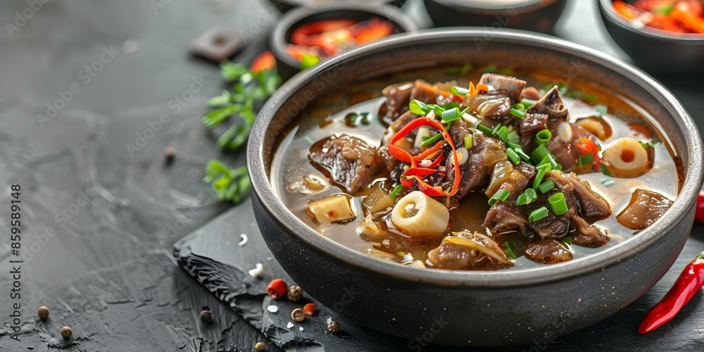 Sop Buntut A Traditional Culinary Delight in Indonesia. Concept ...