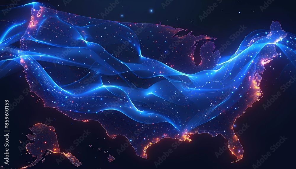 Future of Connectivity: 5G Network Expansion Across the USA, map of the ...