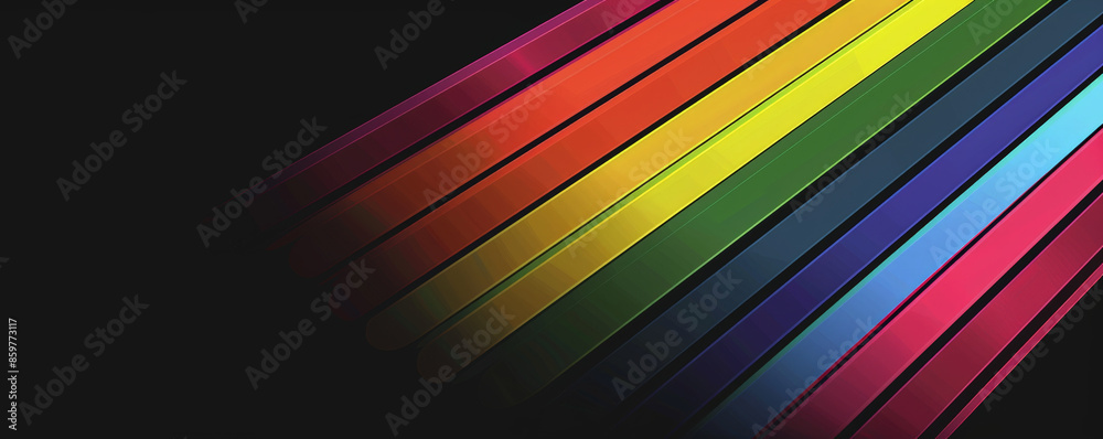 Pride LGBT background featuring a minimalist design with rainbow ...