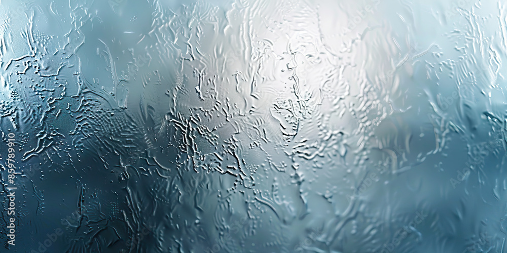 Frosted Glass: Close-Up Texture of Frosted Glass Surface, Featuring ...