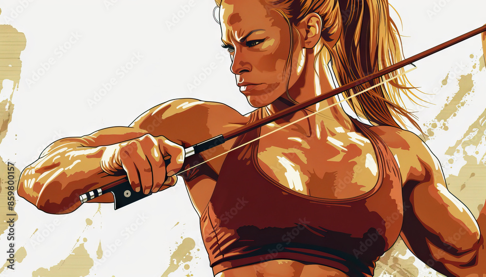 Power is the conductor of muscular femininity: Picture a conductor ...