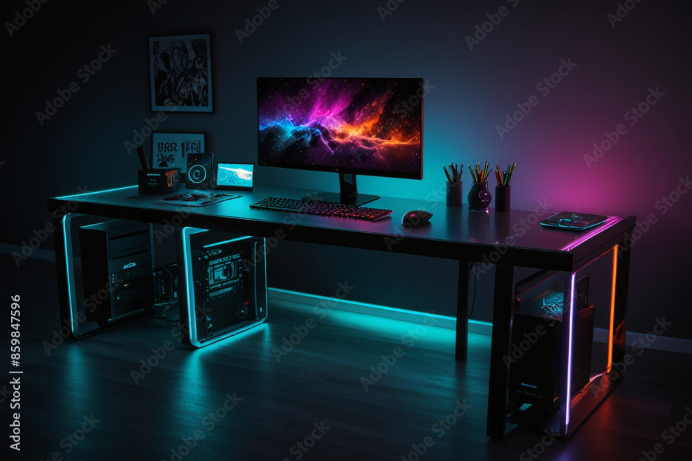 RGB Gaming pc | liqued cooler computers | gaming case | components of a ...