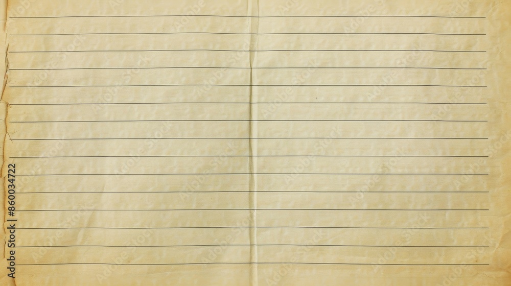 Minimalist Writing Space. Clean and simple lined paper texture for a ...