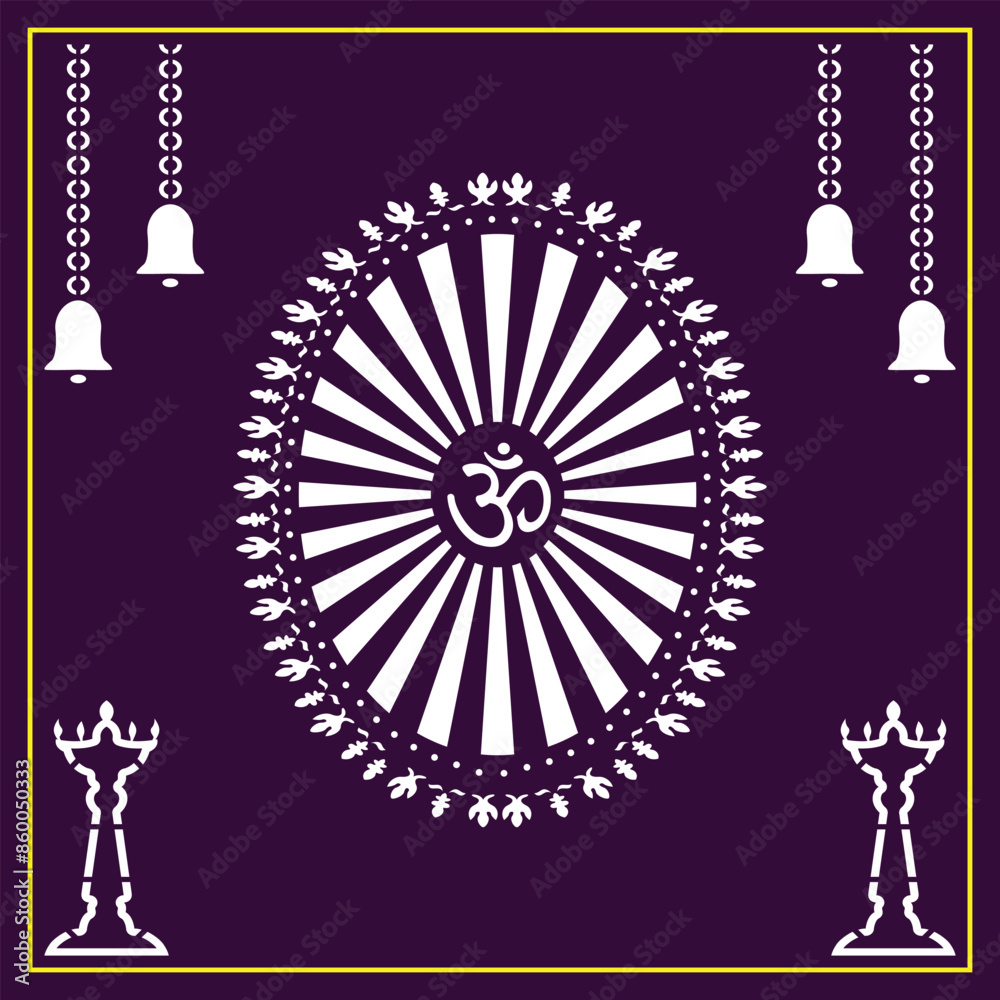 Om Jali design used for temples, Mandir. Om acrylic jali, corian jali ...