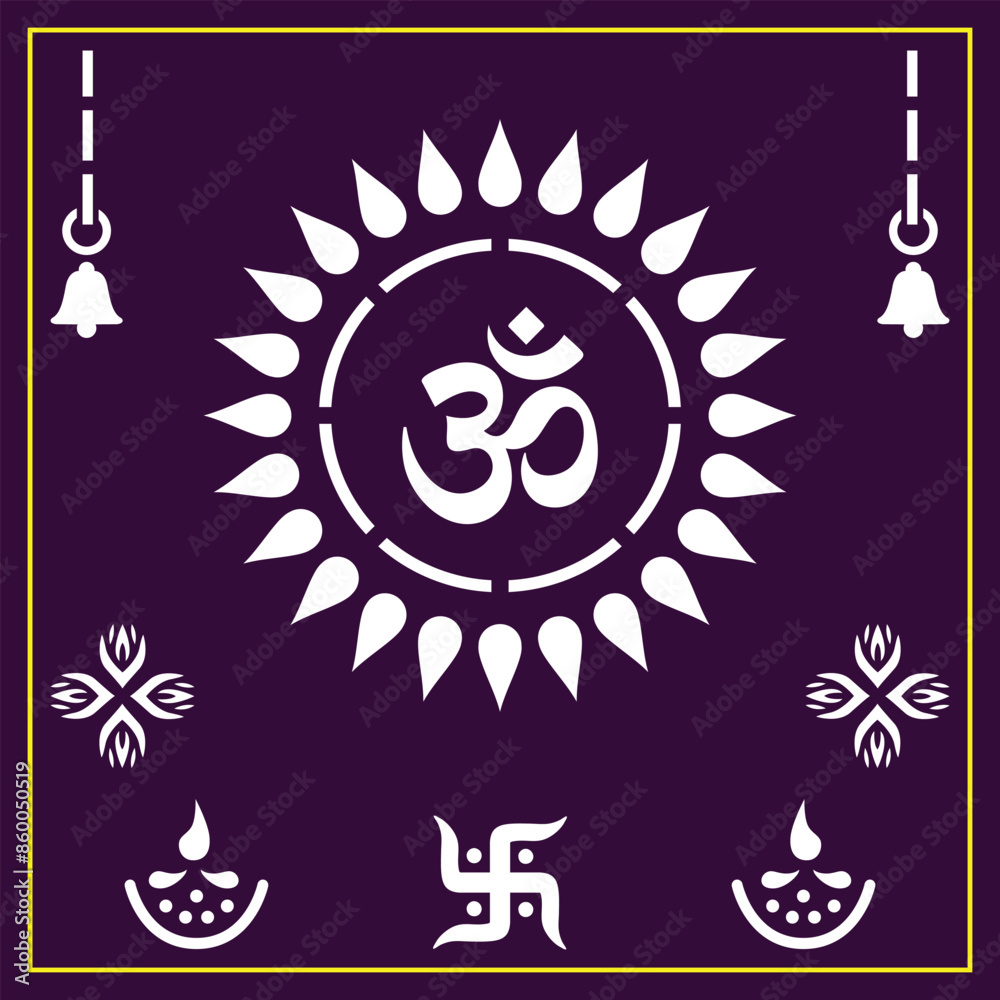 Om Jali design used for temples, Mandir. Om acrylic jali, corian jali ...