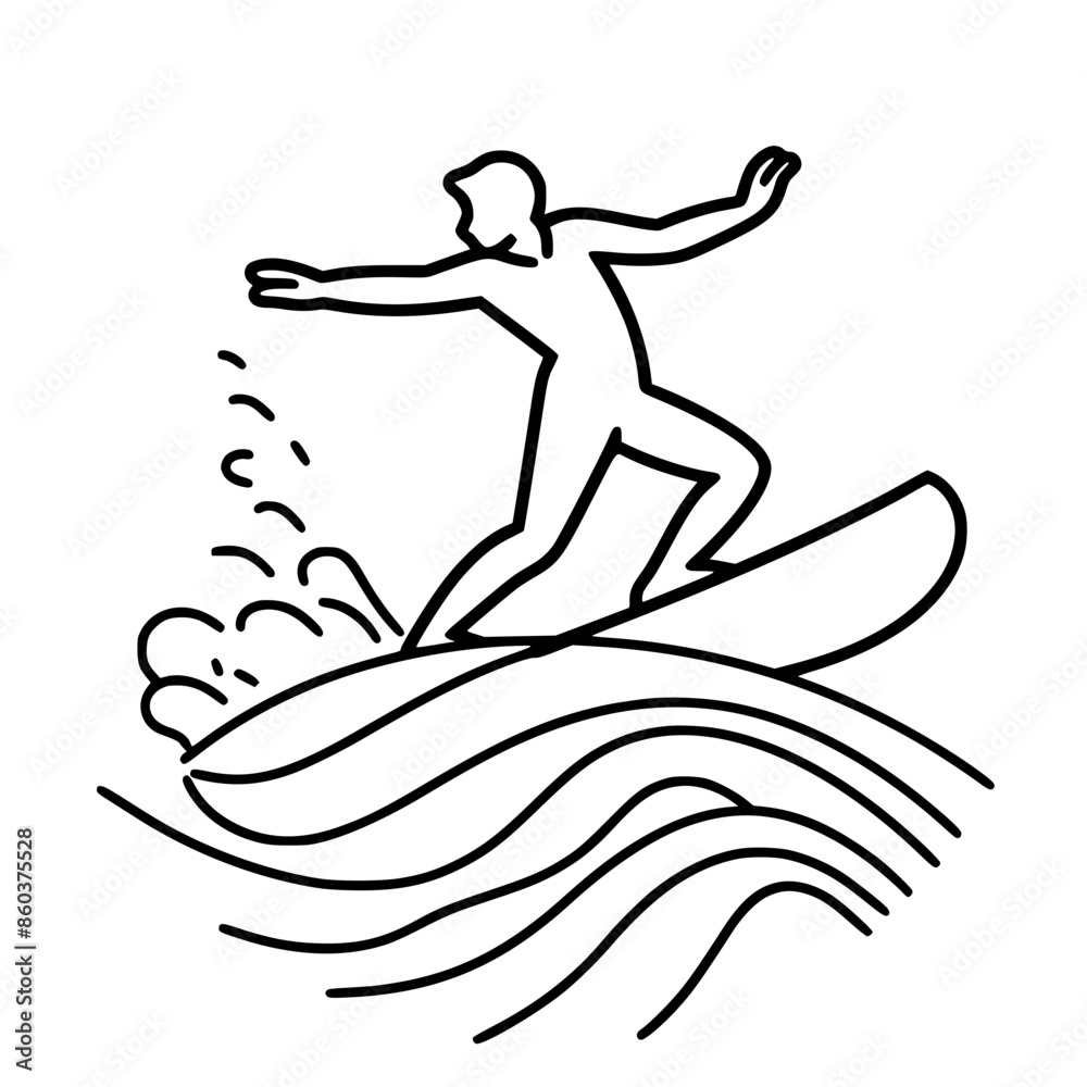 Vector de Stock Surfing Svg, Surfboard Svg, Surf Clipart, Surfer Man ...