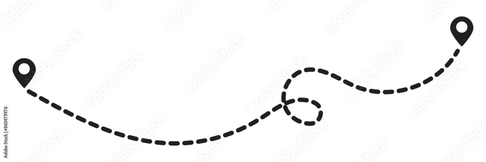Map address location pointer symbol. location pin icon symbol sign ...