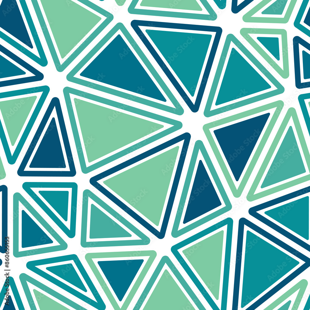 Triangulation geometric shapes background. Rounded solid shapes in frames. Big triangles size ...