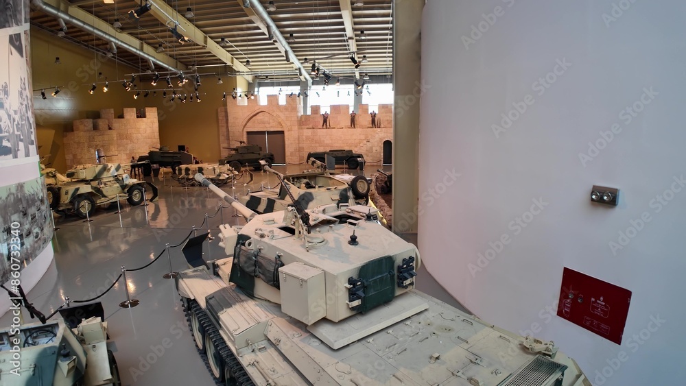 Royal Tank Museum, Amman, Jordan - May 4, 2024: Aerial panorama ...