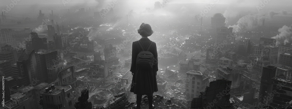 Nuclear devastation - atomic explosion and horrific aftermath ...