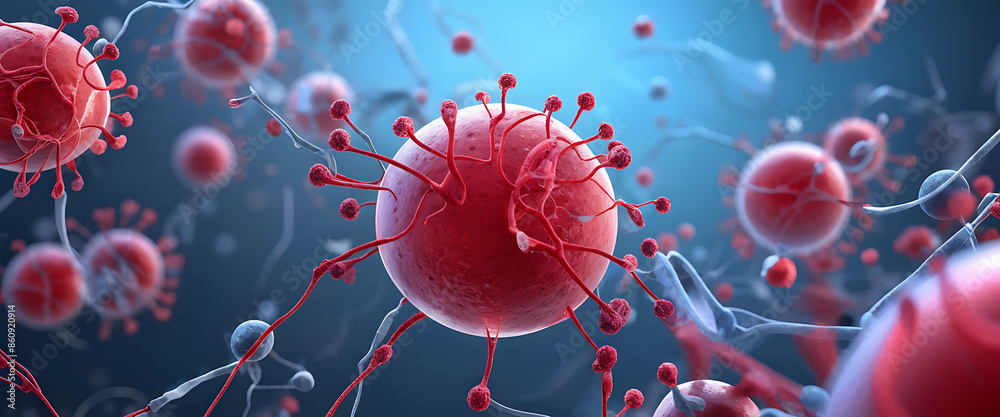 Blood cell red 3d background vein flow platelet wave cancer medicine ...