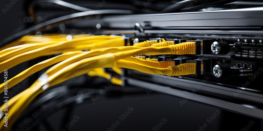 wallpaper server room data center cable LAN UTP, RJ45, cable optic ...