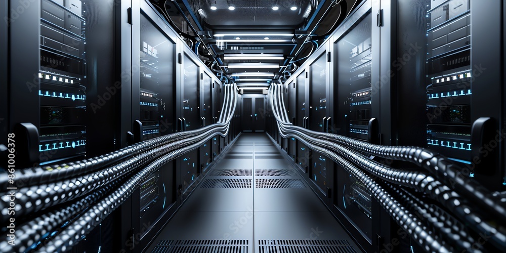 wallpaper server room data center cable LAN UTP, RJ45, cable optic ...