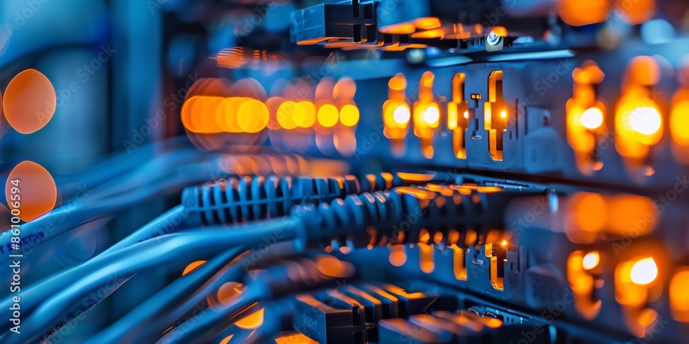 wallpaper server room data center cable LAN UTP, RJ45, cable optic ...