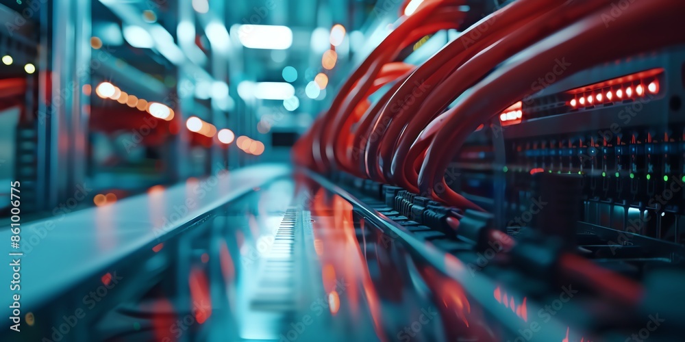 wallpaper server room data center cable LAN UTP, RJ45, cable optic ...