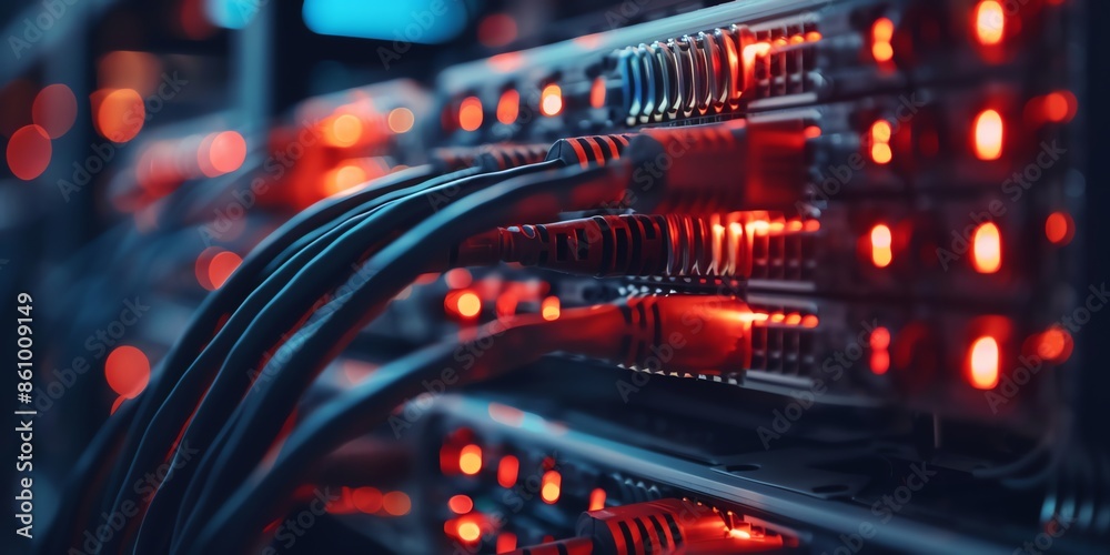 wallpaper server room data center cable LAN UTP, RJ45, cable optic ...