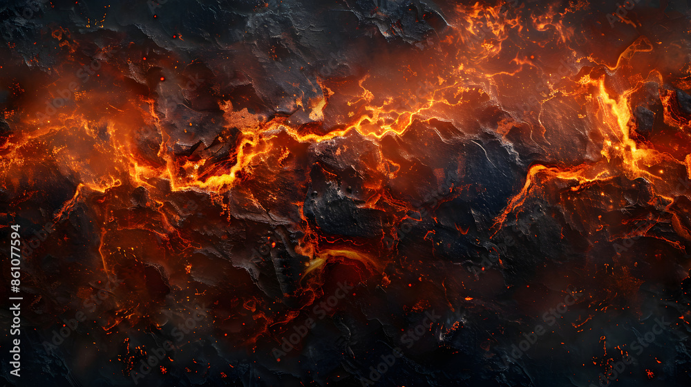 molten lava texture for the background. Burning Floors concept of ...