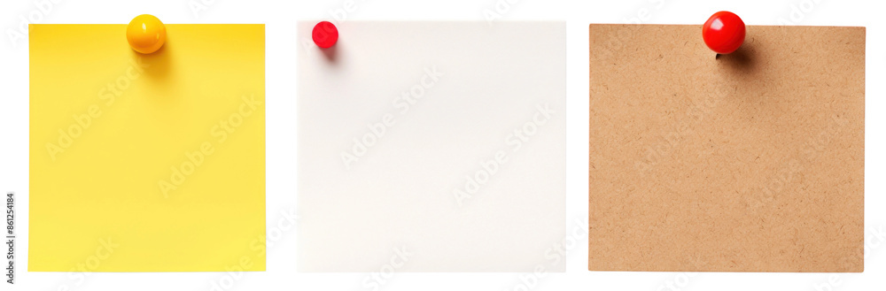 Pinned note png on transparent background Stock Illustration | Adobe Stock