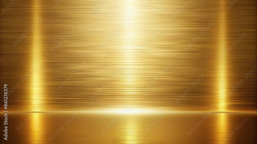Smooth metallic gold background reflecting light, exuding luxury and ...