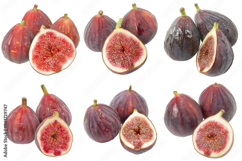 Fig, fruit realistic Illustration. Realistic PNG file. Mockup template ...