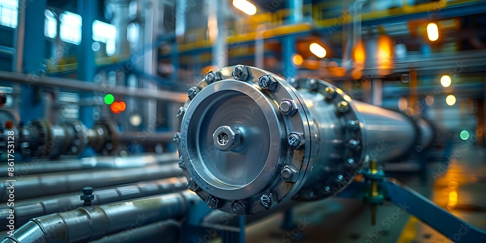 Thermodynamic processes illustrated by a heat exchanger in operation at ...