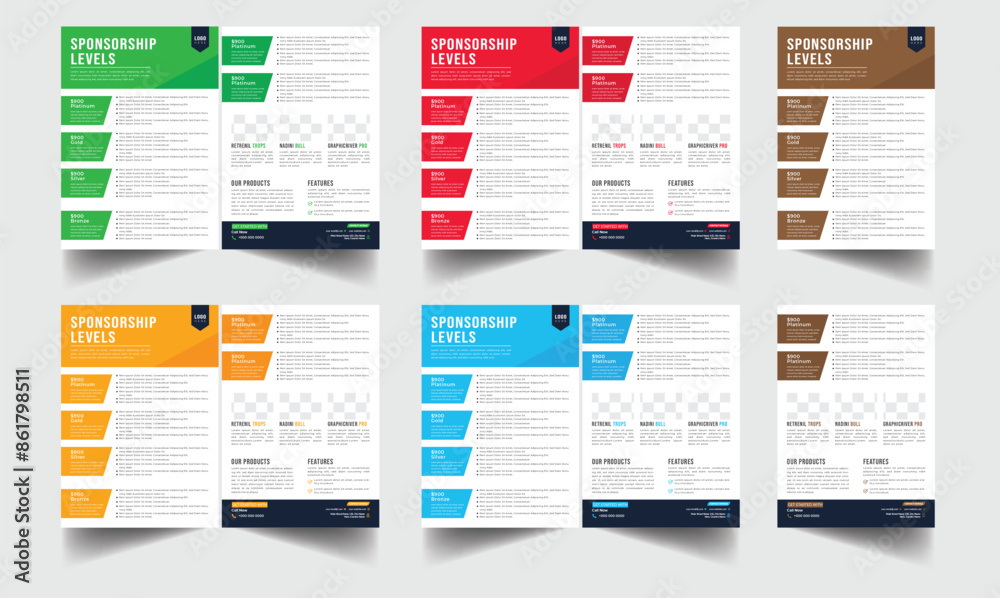 Technical Data Sheet layout template. Product Catalogue & modern a4 ...