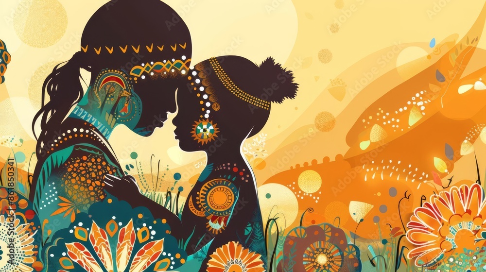 Stock-Illustration „Inspirational poster for National Indigenous ...