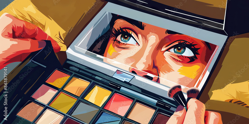 Monthly beauty box subscription: A woman carefully opens a box of ...