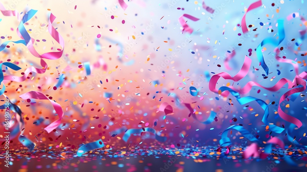 Simple flat cartoon style modern seamless frame border background with ...