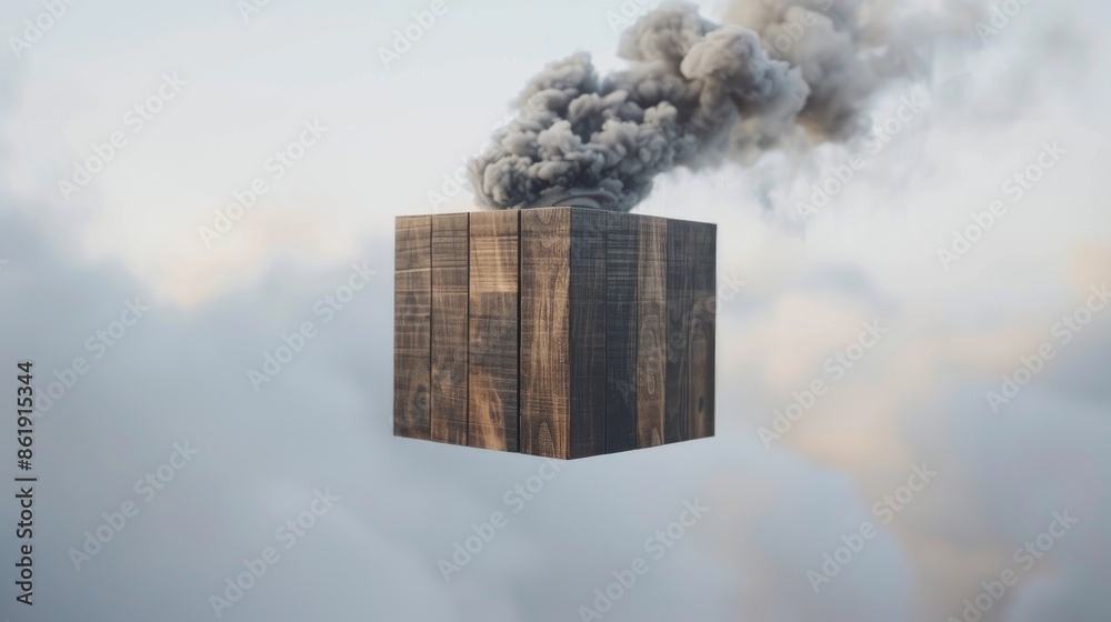 Symbolic representation depicting the battle against climate change ...