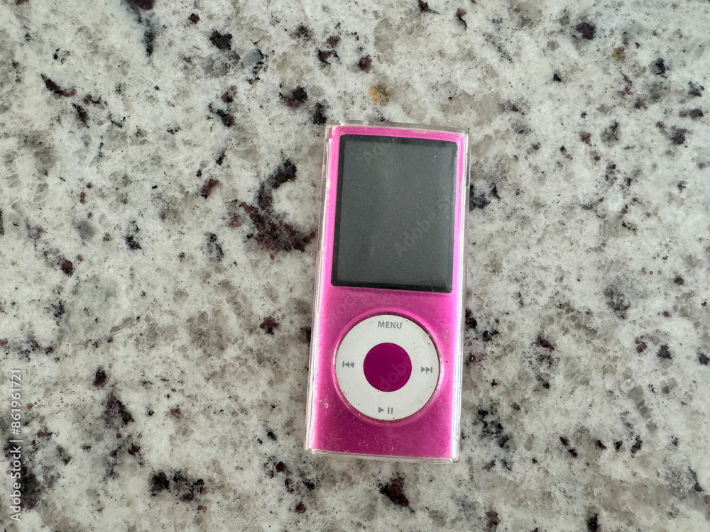 Temple, Texas - June 22, 2024: A vintage Apple iPod Mini, pink, mp3 ...