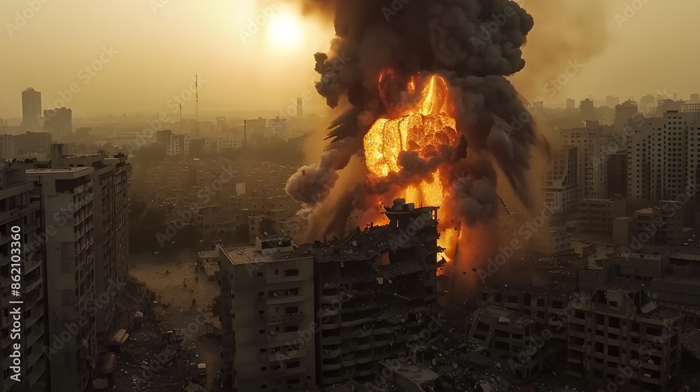Devastating Nuclear Blast Transforms Karachi Skyline into Apocalyptic ...