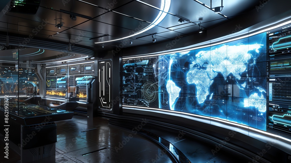 profesional tv studio elegant room green screen, CGI, masking, template ...