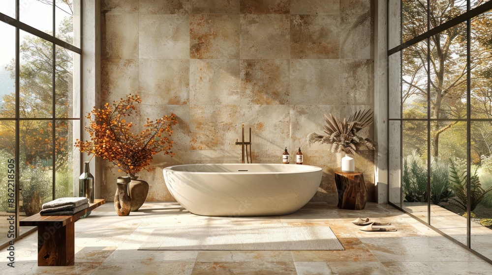 Smooth cream tiles in a clean, linear design Stock Illustration | Adobe ...