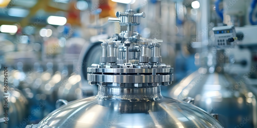 Biopharmaceutical Manufacturing Process Visuals of Bioreactors and ...