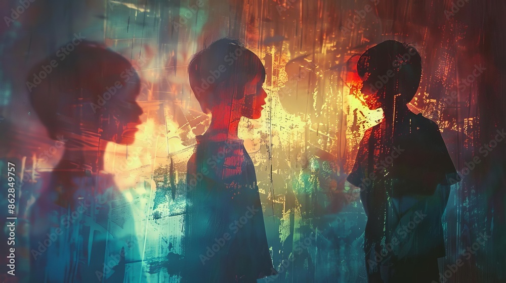 Children reliving their childhood memories through holographic ...