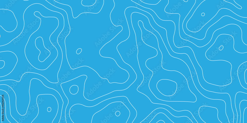 Abstract topographic map patterns, topography line map. The blue on ...